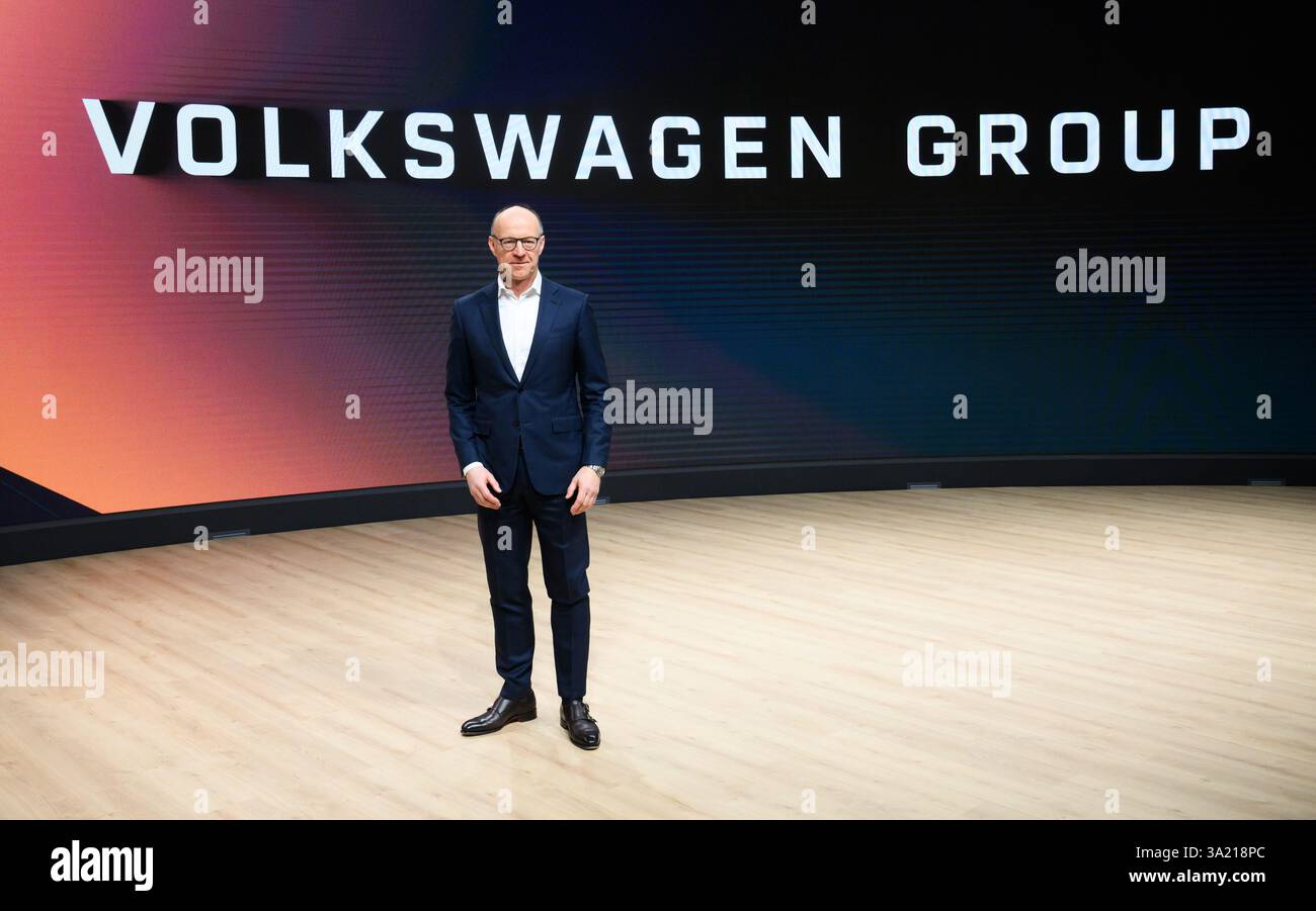 11 March 2025, Lower Saxony, Wolfsburg: Arno Antlitz, CFO of Volkswagen ...