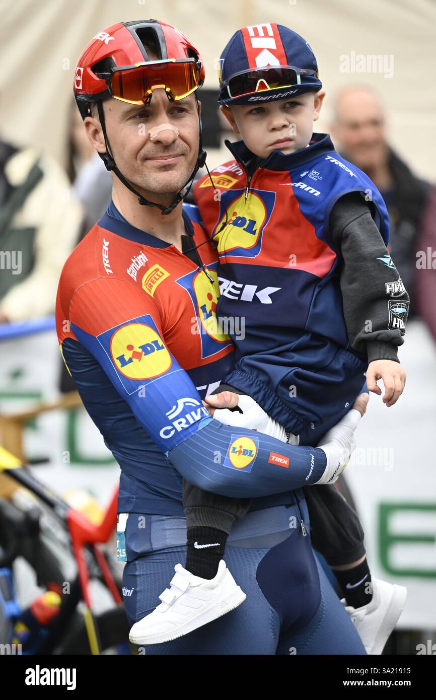 Camaiore, Italy. 11th Mar, 2025. Belgian Edward Theuns of Lidl-Trek and ...