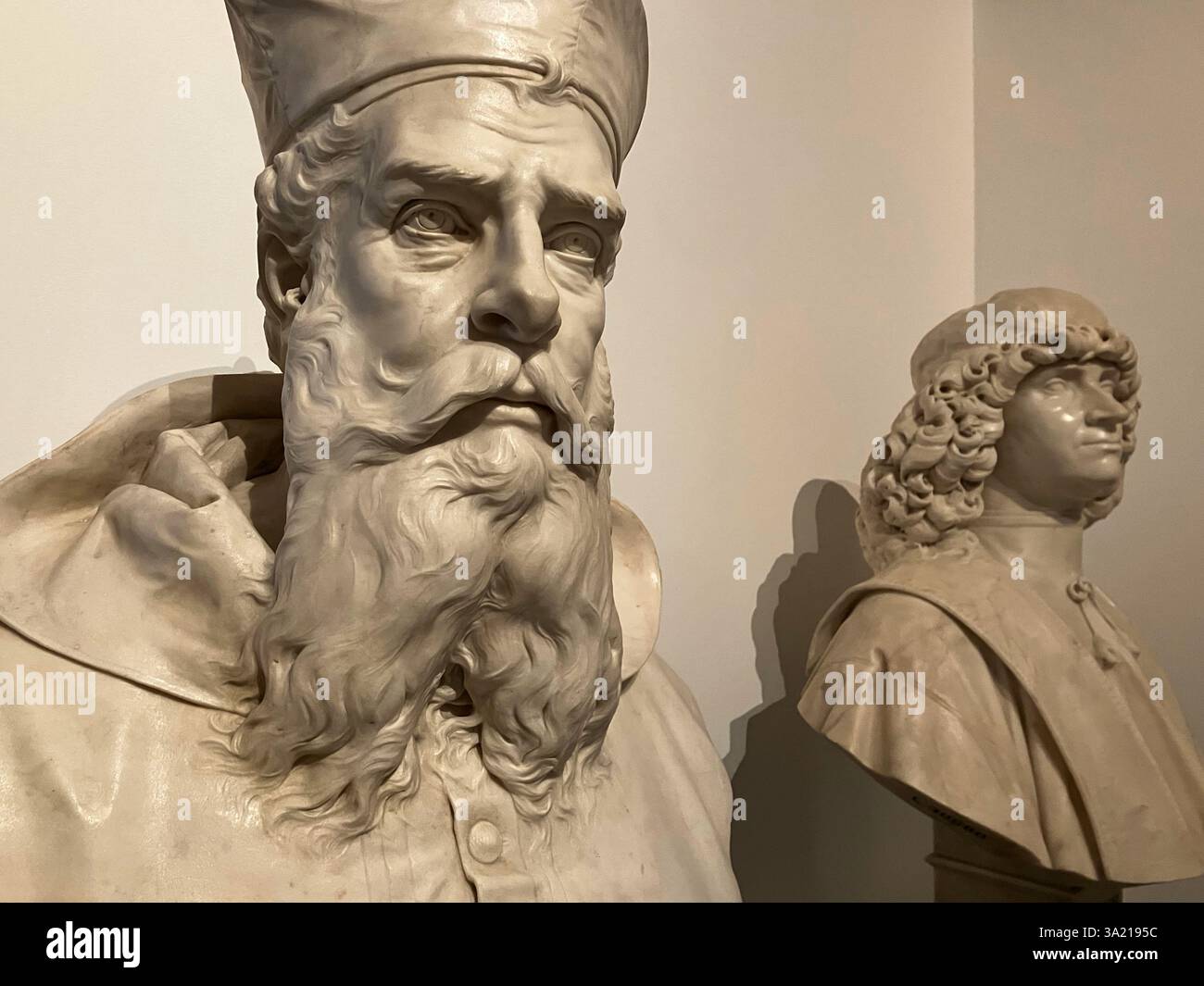 Bust of Sebastiano del Piombo (by Lorenzo Moretti Larese) and Bust of ...