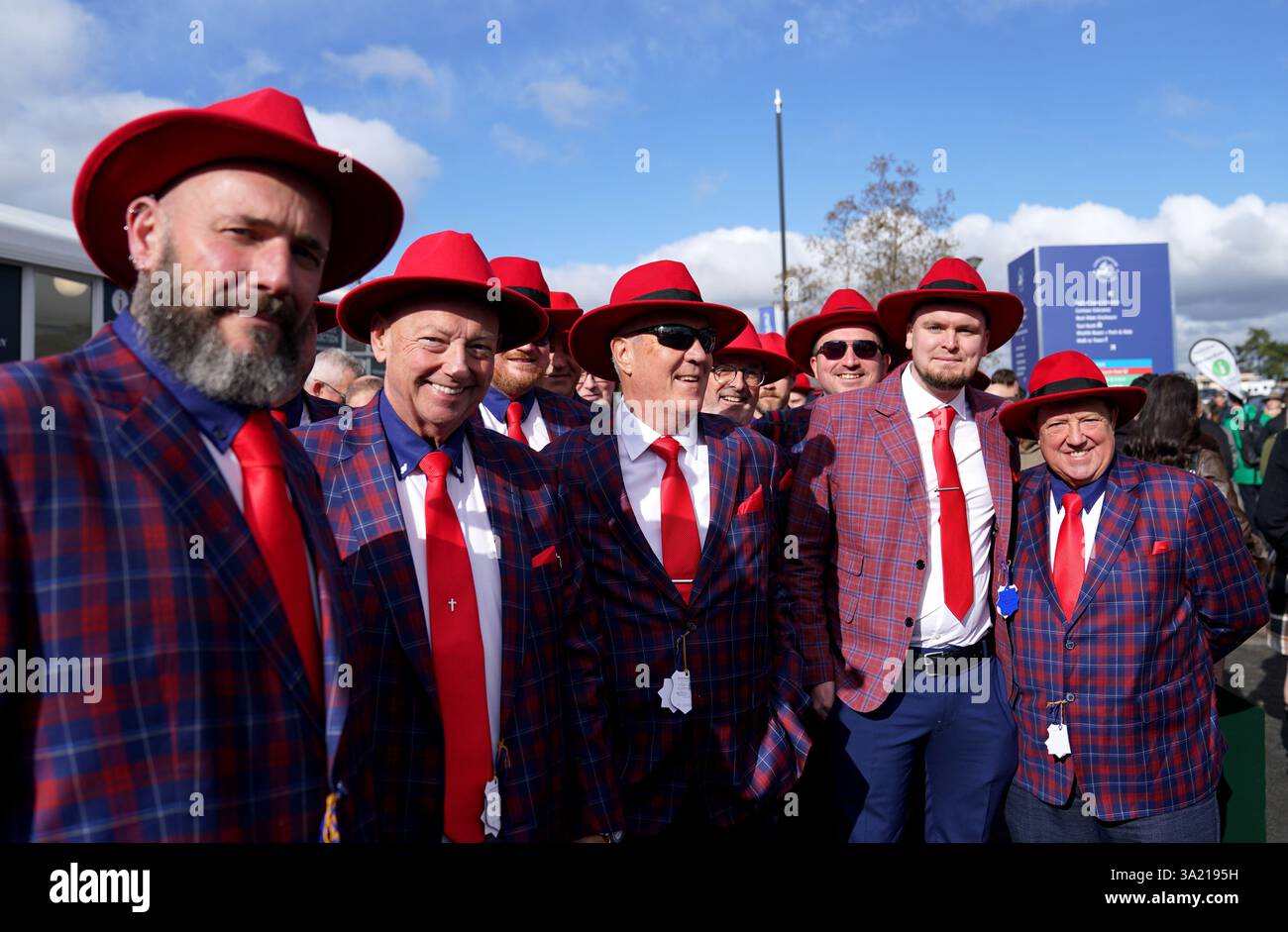 Racegoers queue to enter the course on day one of the 2025 Cheltenham ...