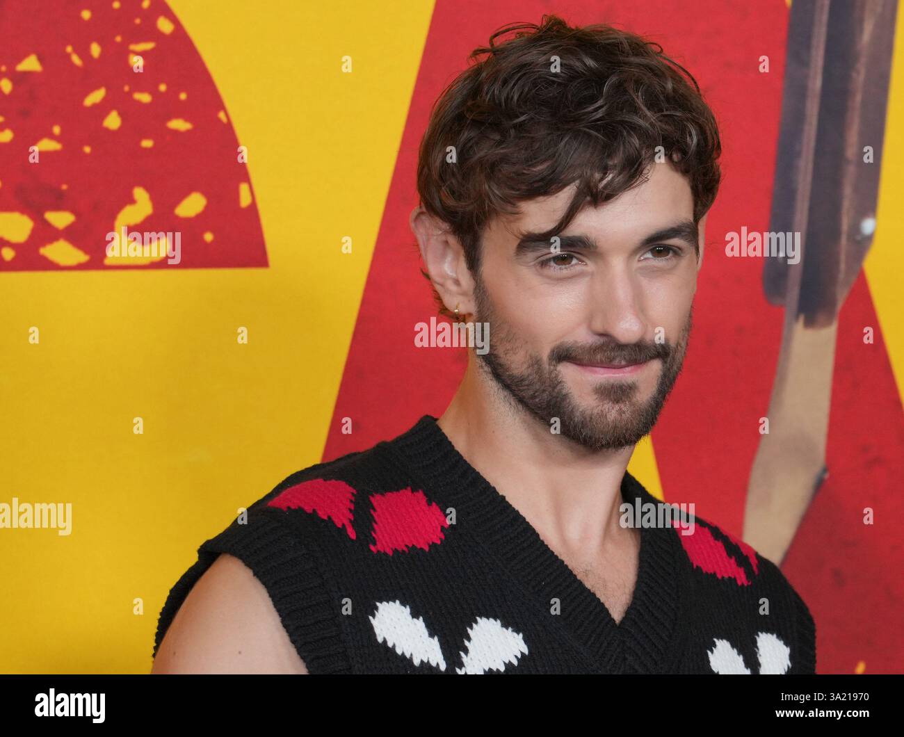 Los Angeles, USA. 10th Mar, 2025. Evan Hengst arrives at the Paramount ...