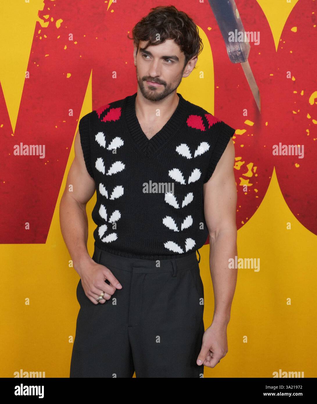 Evan Hengst arrives at the Paramount Pictures' NOVOCAINE Los Angeles ...