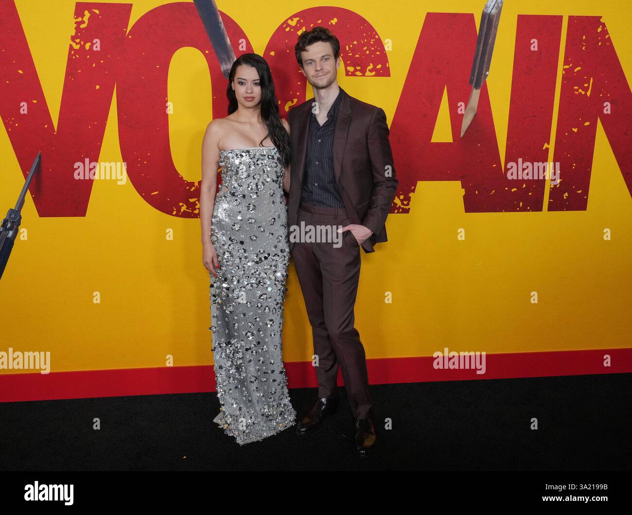 (L-R) Amber Midthunder and Jack Quaid at the Paramount Pictures ...