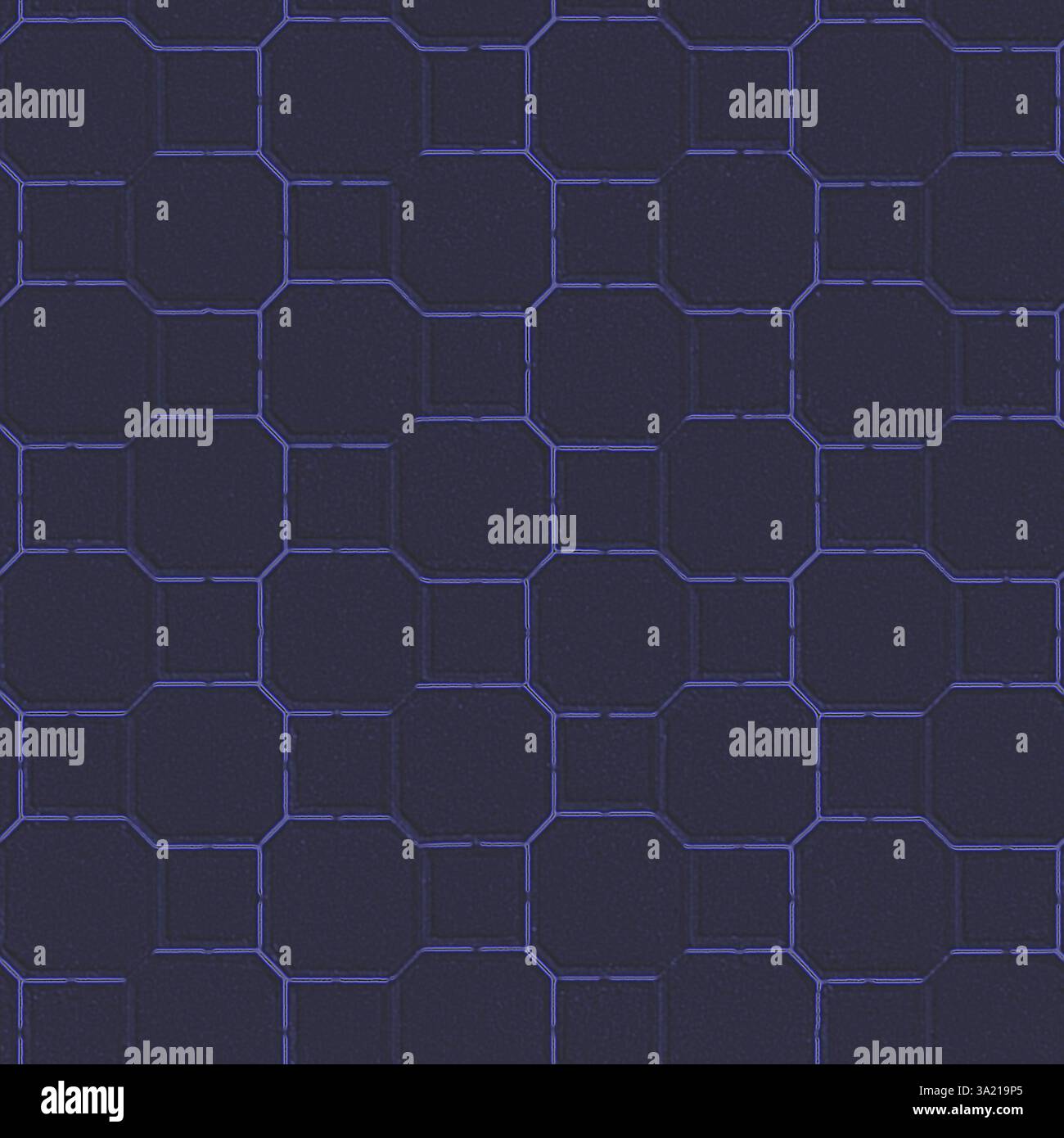 Dark blue octagon pattern creating modern geometric background Stock ...