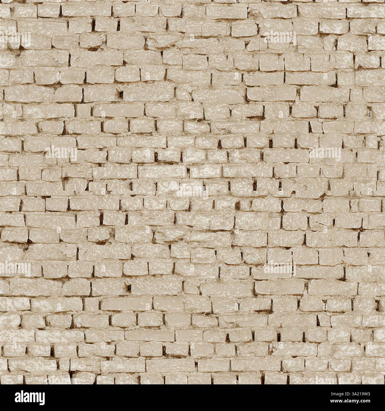 Old beige brick wall forming a seamless texture background Stock Photo ...