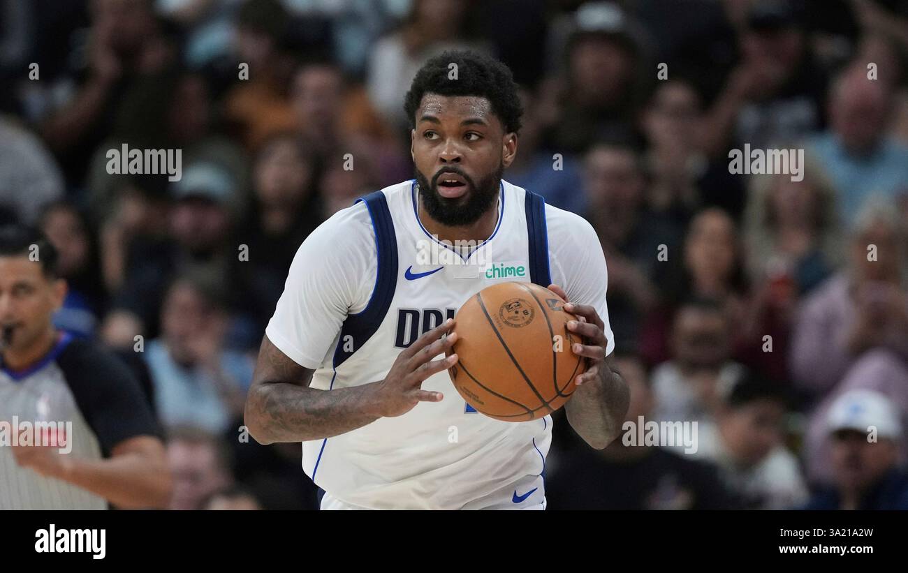 Dallas Mavericks Forward Naji Marshall 13 During The First Half Of An
