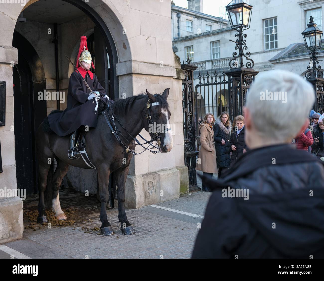 London, UK - 9 NOV 2024 - Horseguards parade on Whitehall London with a ...
