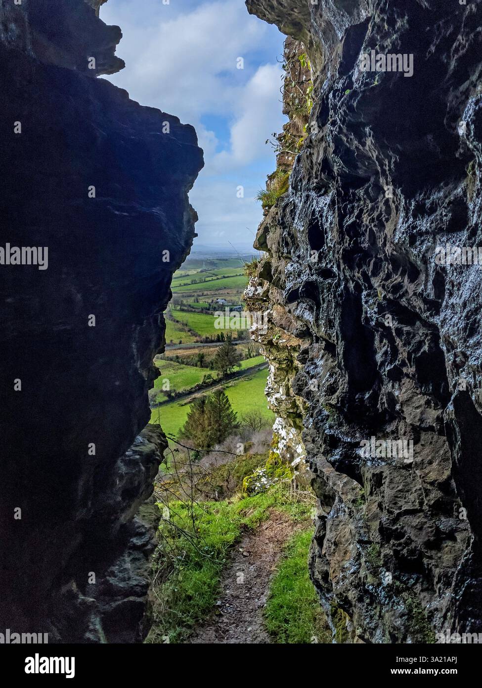 The View from the mount of Caves of Keash in County Sligo, Ireland ...
