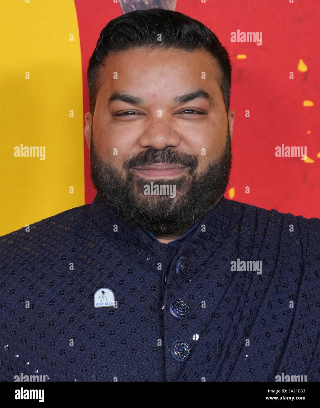 Adrian Dev arrives at the Paramount Pictures' NOVOCAINE Los Angeles Premiere held at the ...