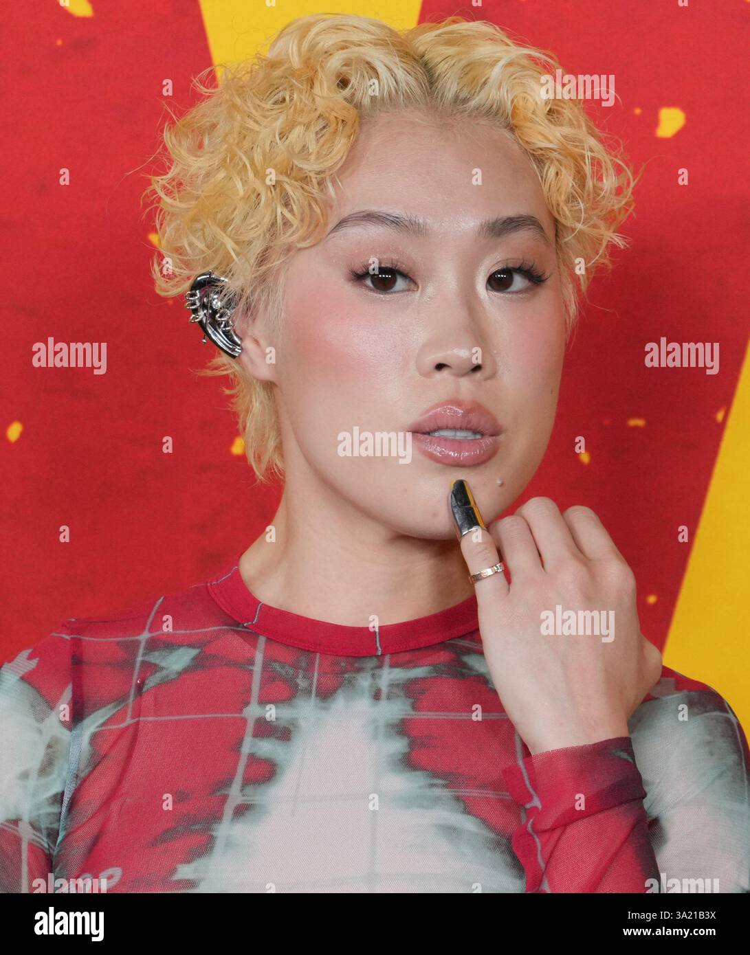 RIRIA arrives at the Paramount Pictures' NOVOCAINE Los Angeles Premiere ...