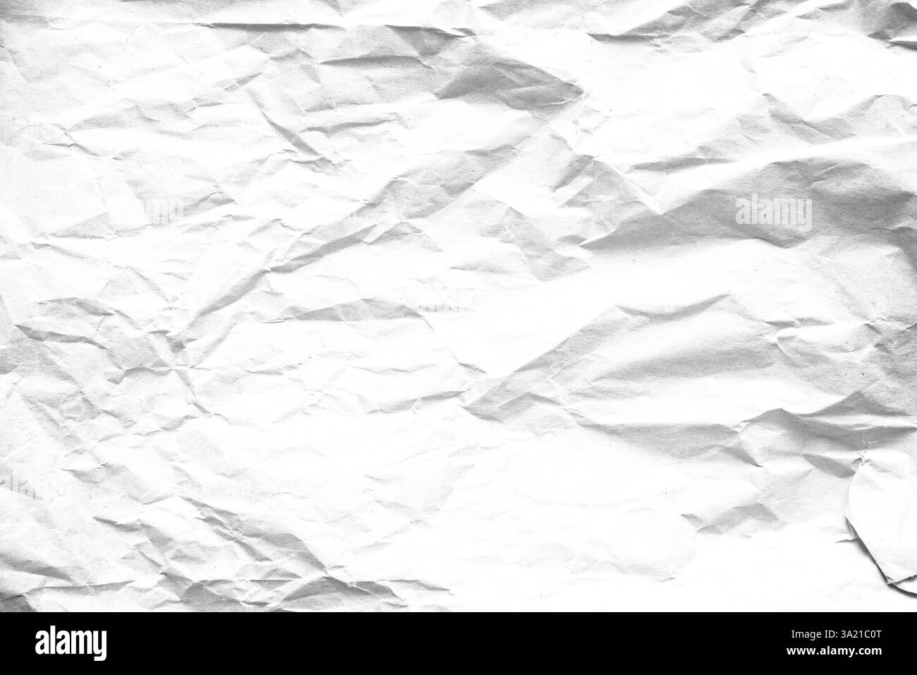 Grunge crumpled paper sheet texture background overlay Stock Photo - Alamy