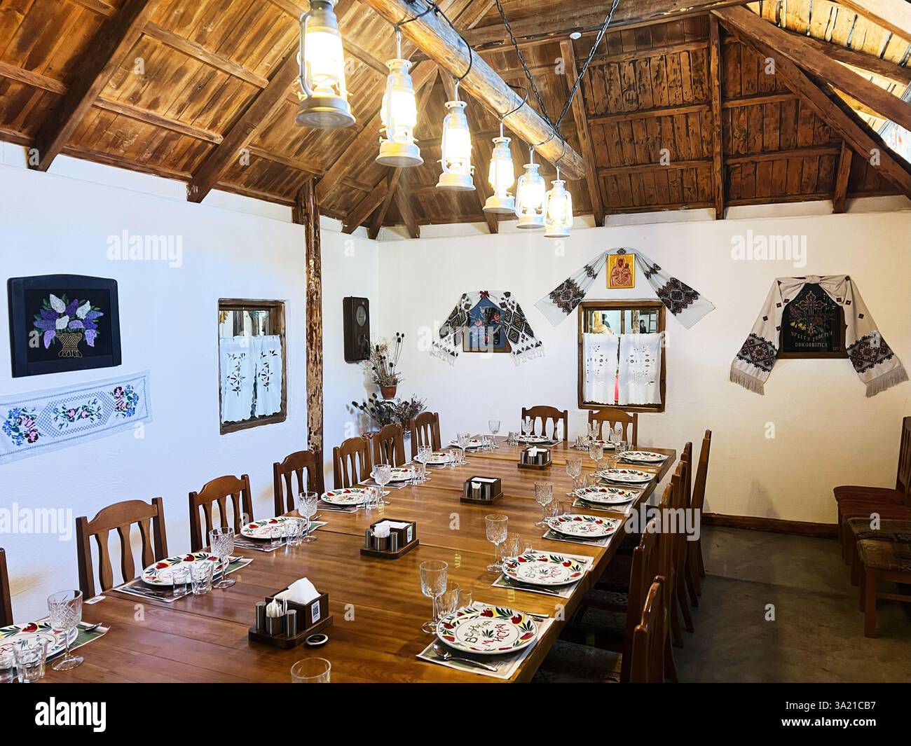 Velykyi Khodachkiv,Ukraine - March 10, 2025: A cozy dining area ...