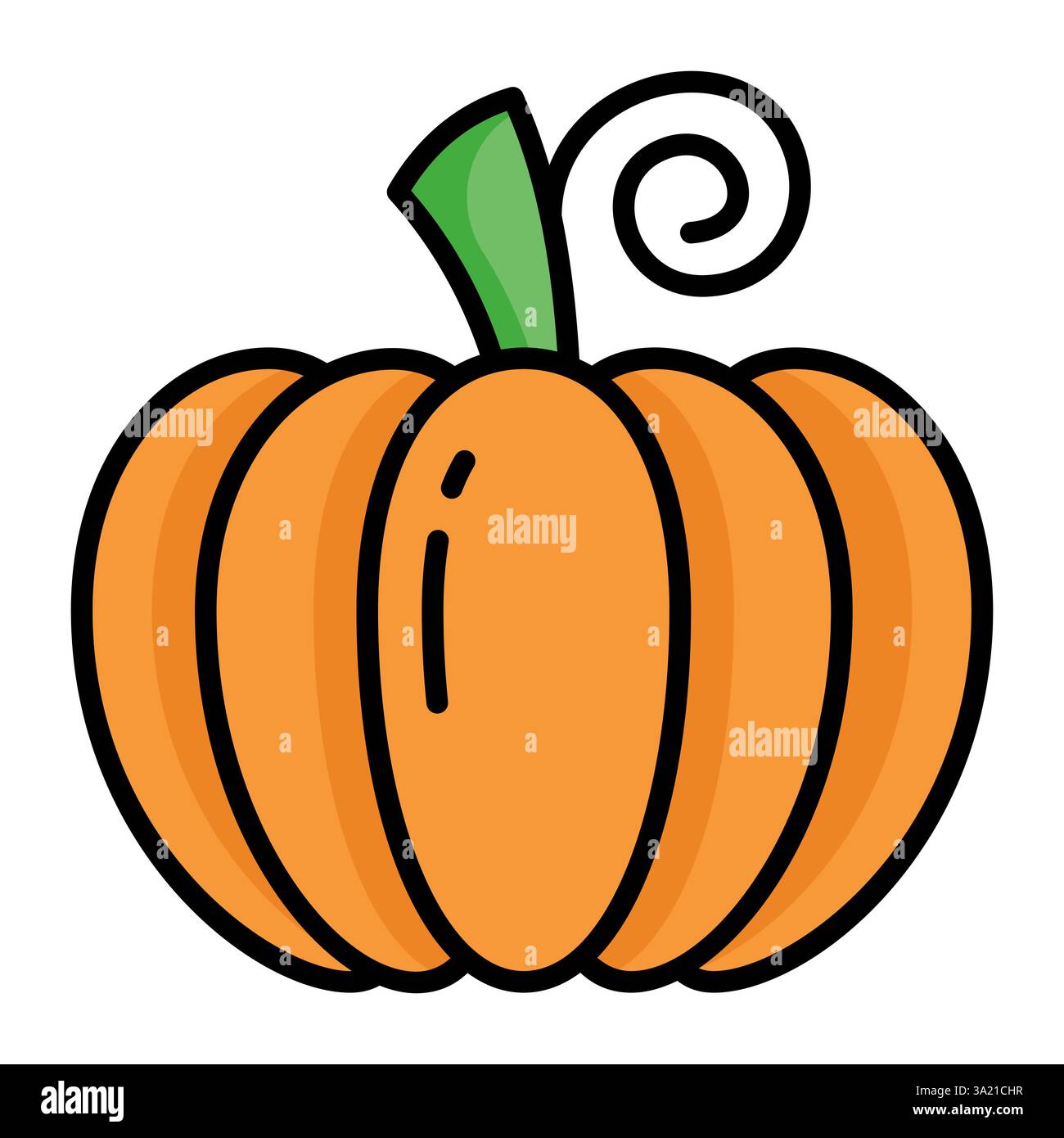 Pumpkin, food, autumn icon in modern style for website mobile logo app ...