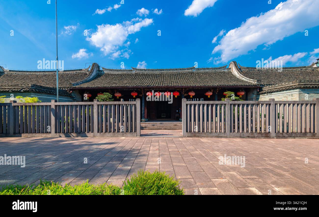 Architectural Scenery of Tianyi Pavilion Museum, Ningbo, Zhejiang ...