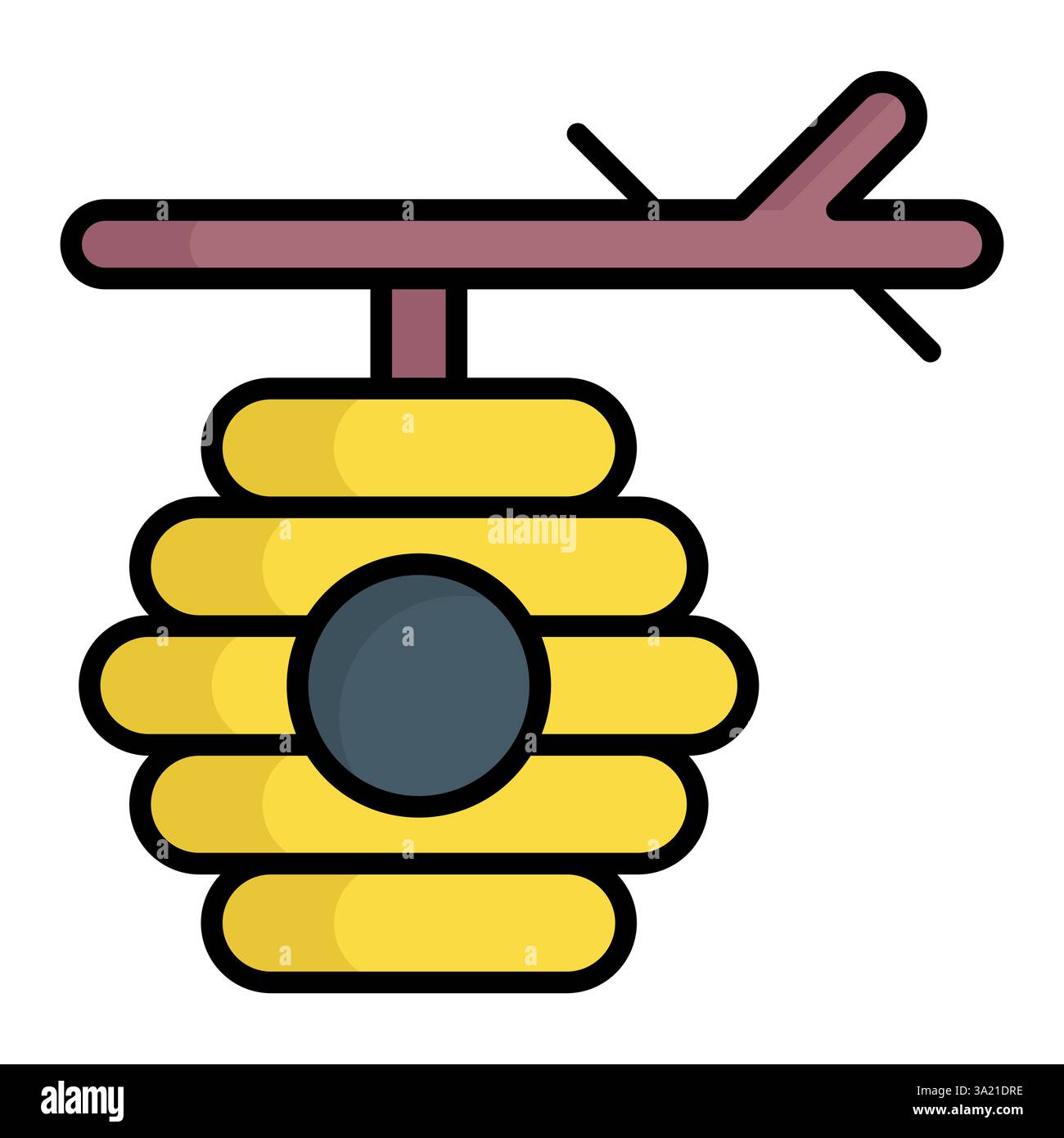 Honey, beekeeping, beehive icon in modern style for website mobile logo ...