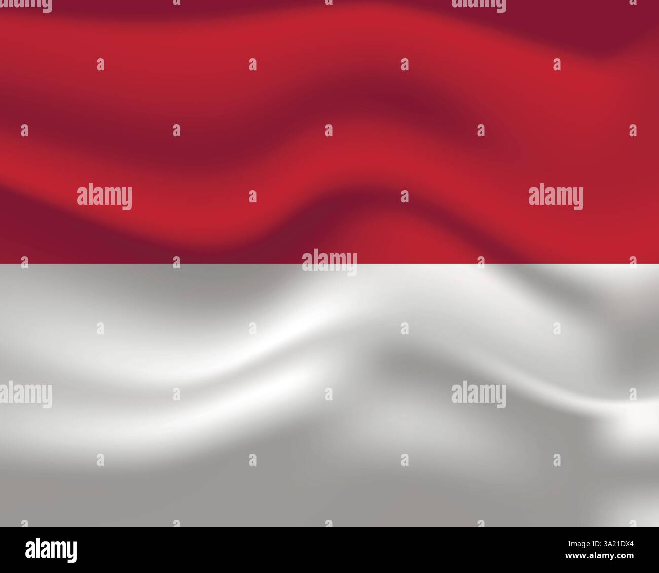 Flag of Monaco. National symbol in official colors. Template icon ...