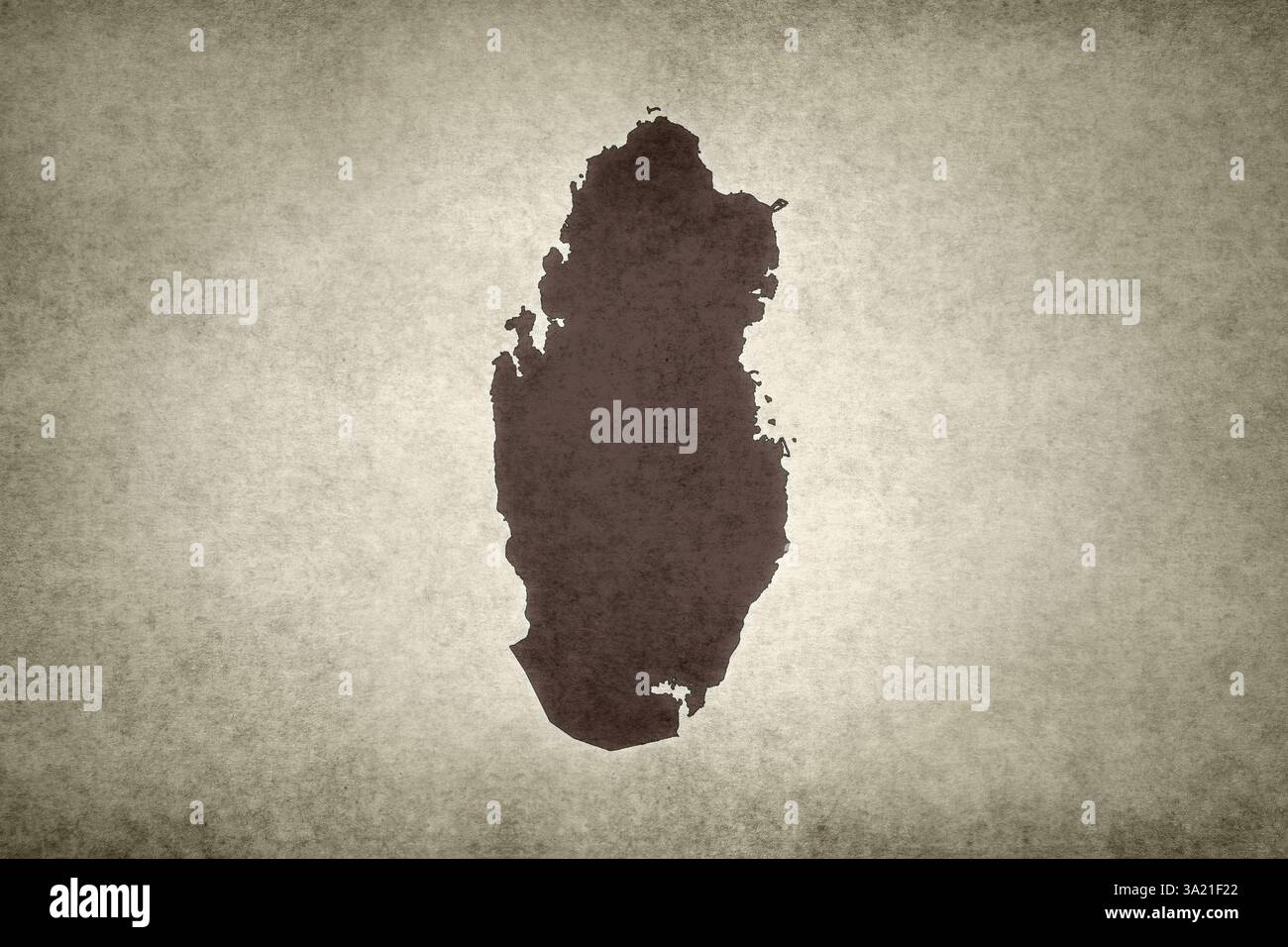 Physical map of qatar hi-res stock photography and images - Alamy