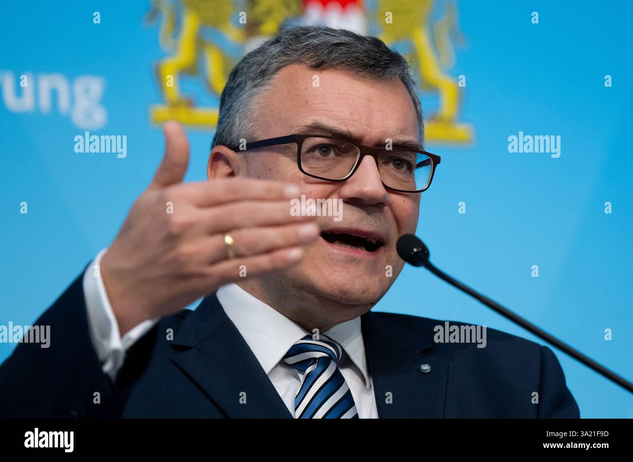 11 March 2025, Bavaria, Munich: Florian Herrmann (CSU), Head of the ...