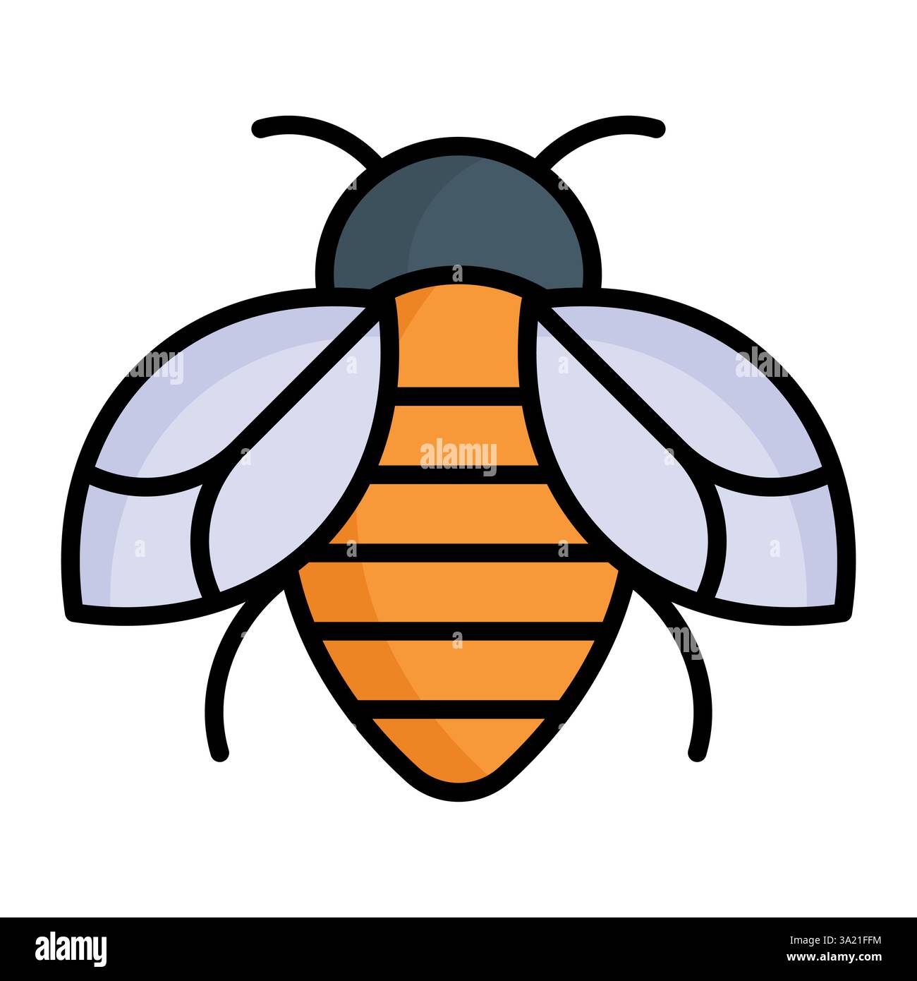 Bumblebee, honey, honey bee icon in modern style for website mobile ...