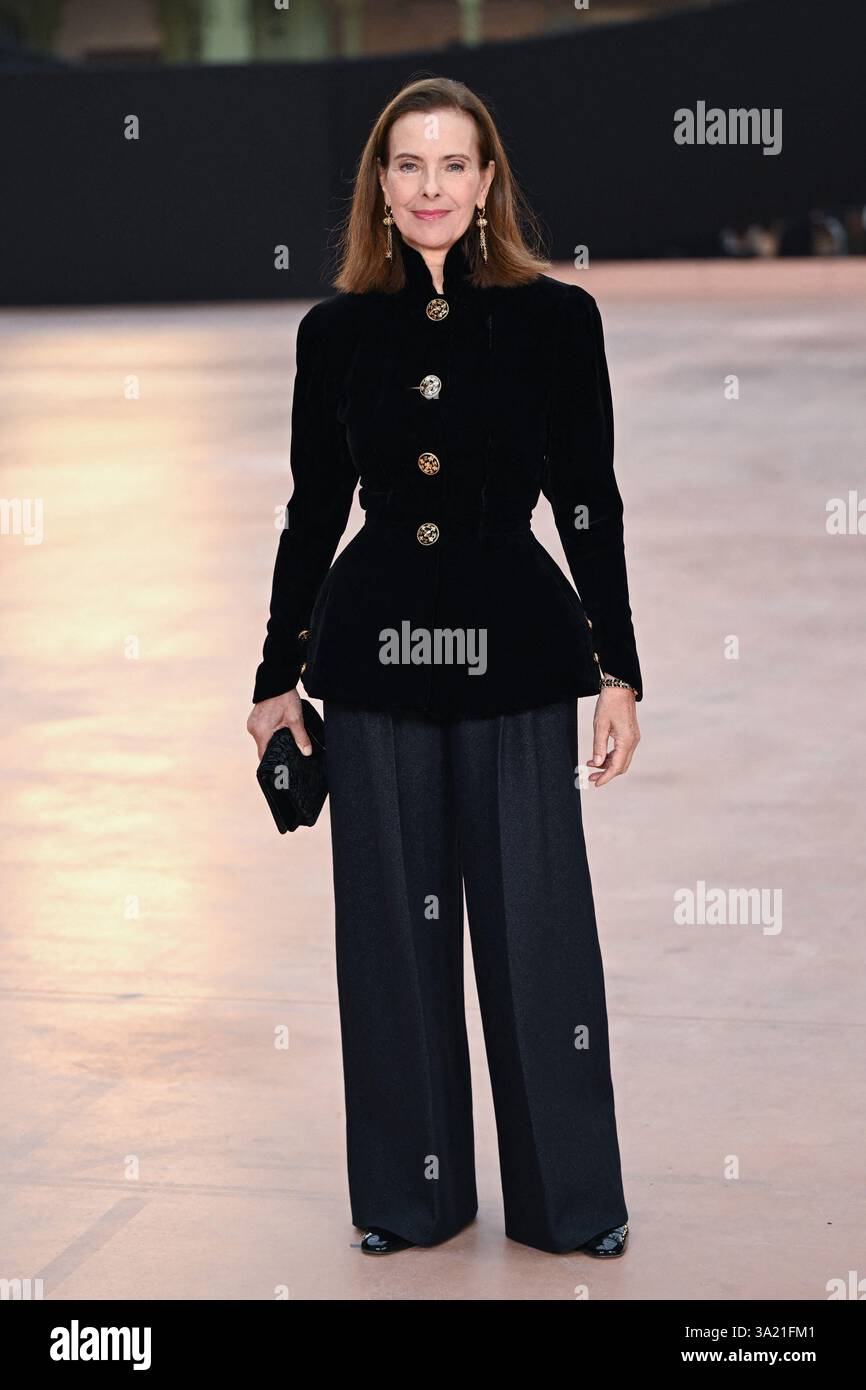 Carole Bouquet attending the Chanel Womenswear Fall/Winter 2025-2026 ...