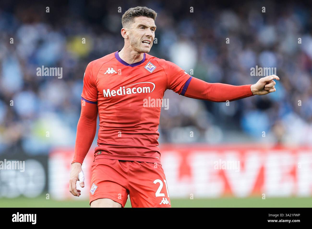 Fiorentina's German defender Robin Gosens gesticulate during the Serie ...