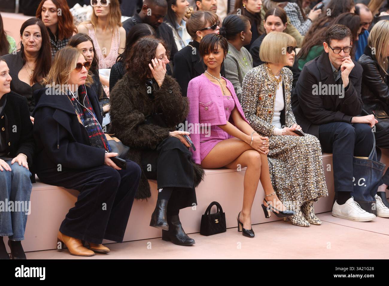 Paris, France. 11th Mar, 2025. Tyla attending the Chanel Womenswear ...