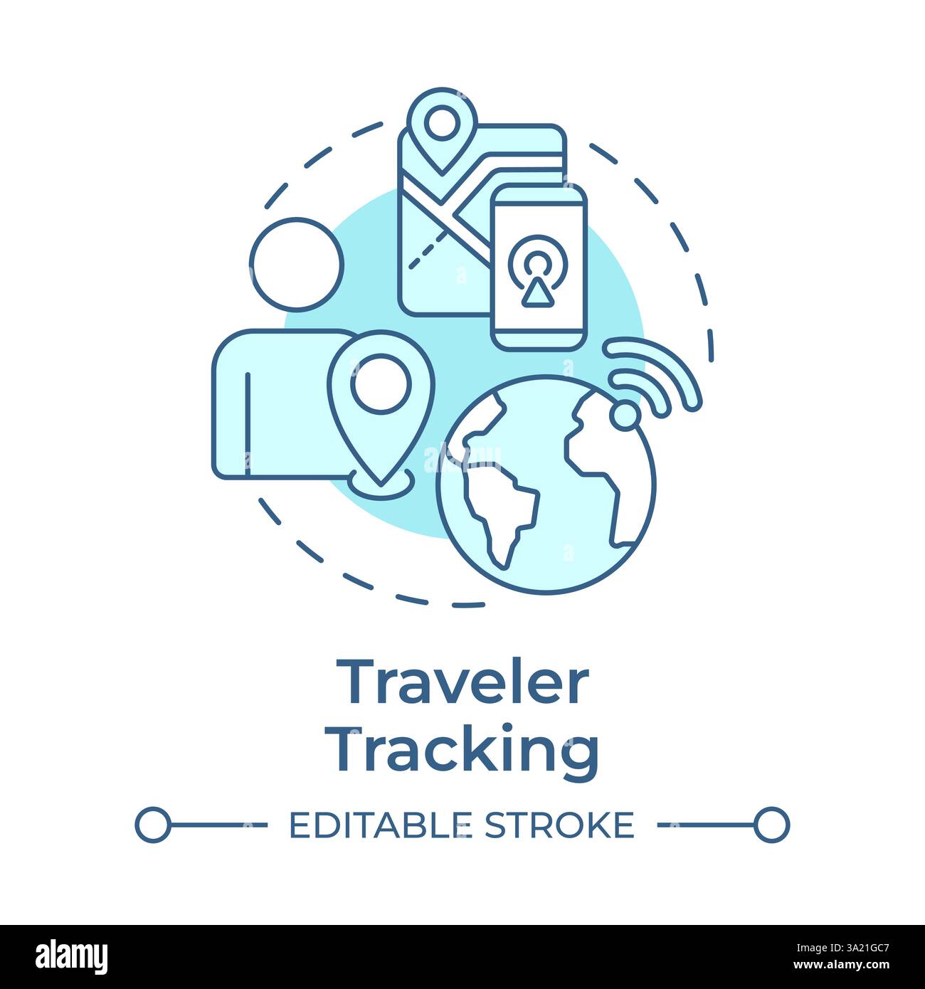 Tracking updates Stock Vector Images - Alamy