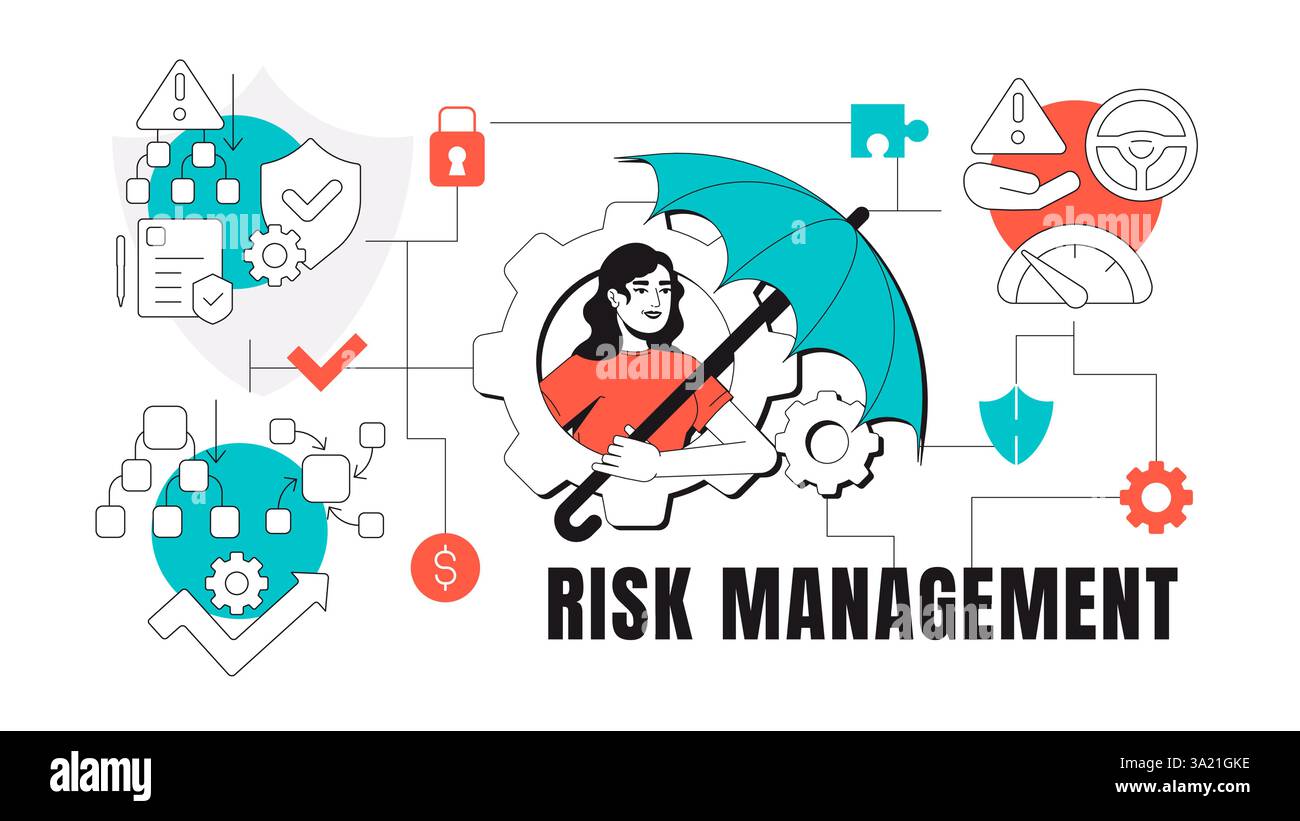 Risk assessment cartoon Stock Vector Images - Alamy