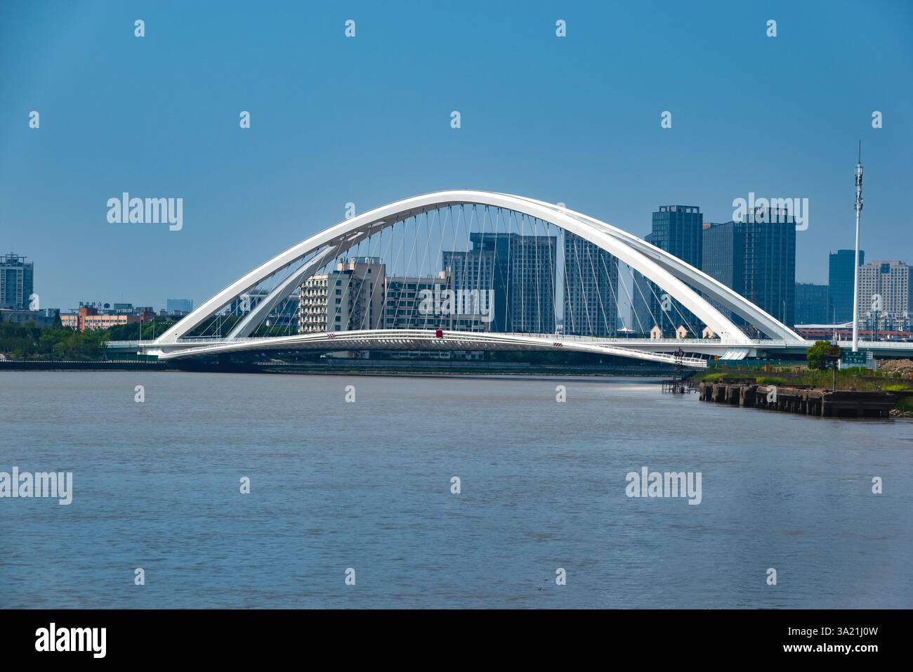 XinDian Bridge, Ningbo, China Stock Photo - Alamy