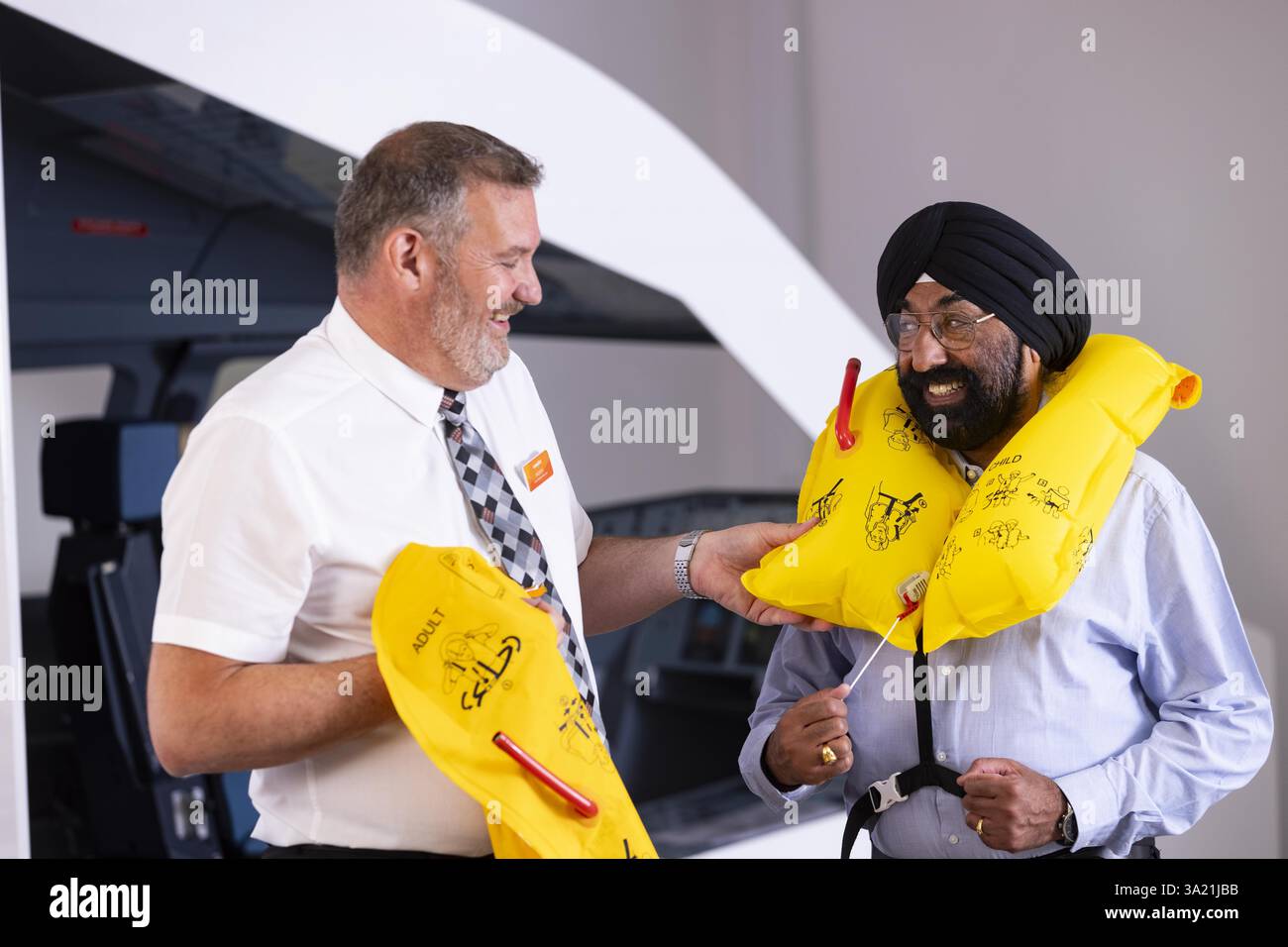 EMBARGOED TO 0001 THURSDAY AUGUST 8 EDITORIAL USE ONLY Cabin crew host ...