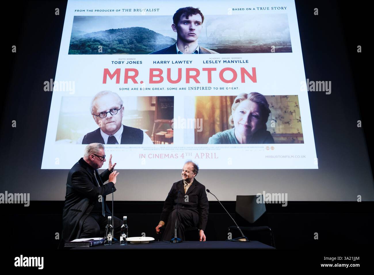 London, UK. 10th Mar, 2025. Mark Kermode and Toby Jones on stage at The ...