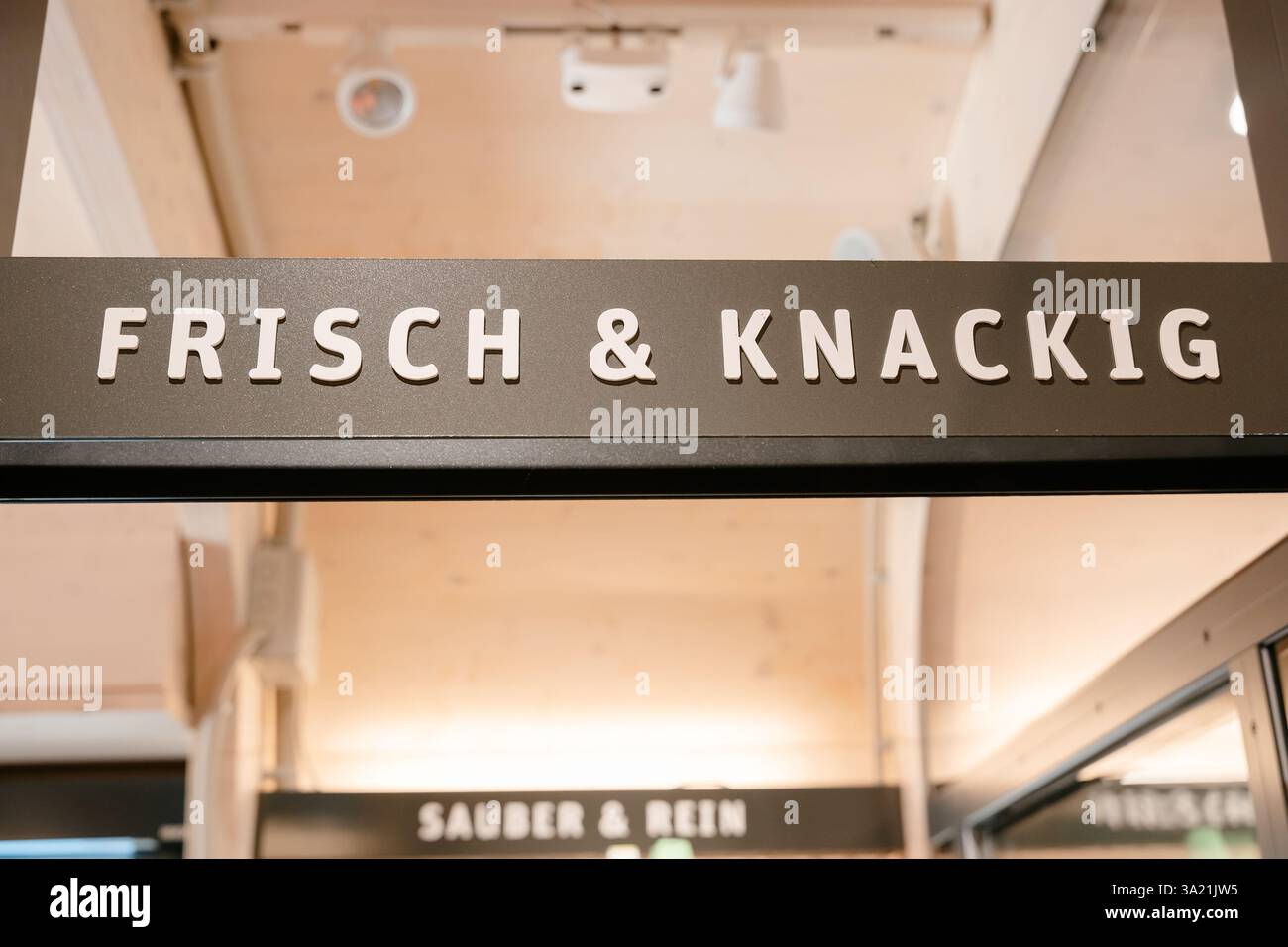 signage of department names in the store TEO TEGUT..., well-known ...