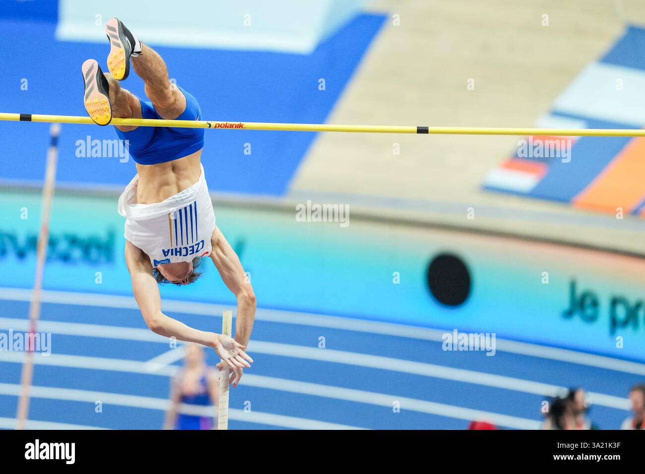APELDOORN, NETHERLANDS - MARCH 9: David Holy of Czech Republic during ...