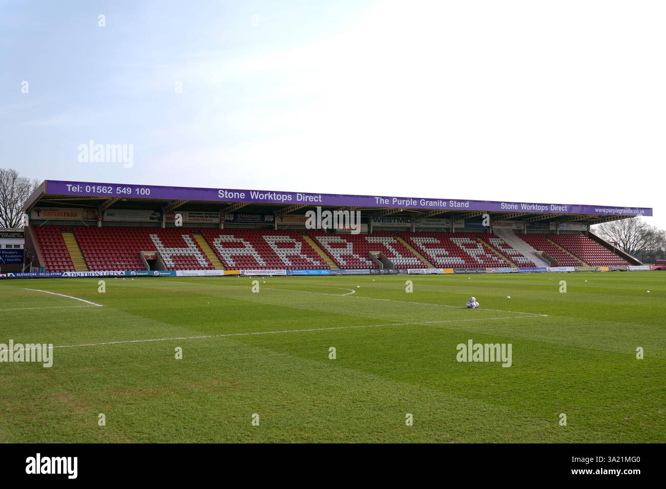 General view of the pitch before the Vanarama National League match at ...