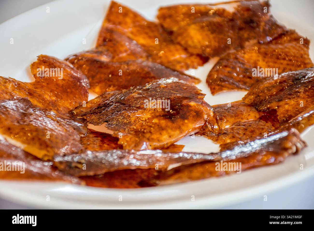 Peking Duck or Beijing Roast Duck is a chinese food have a roasted duck ...