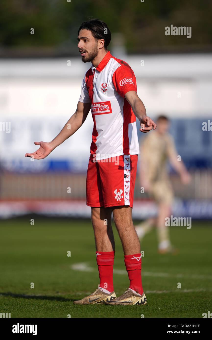 Kidderminster Harriers' Zak Brown during the Vanarama National League ...