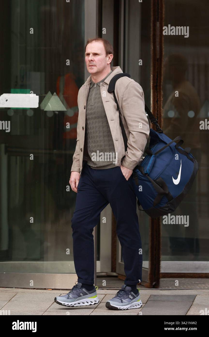 Winston Irvine leaves Belfast Crown Court after his plea and sentencing ...