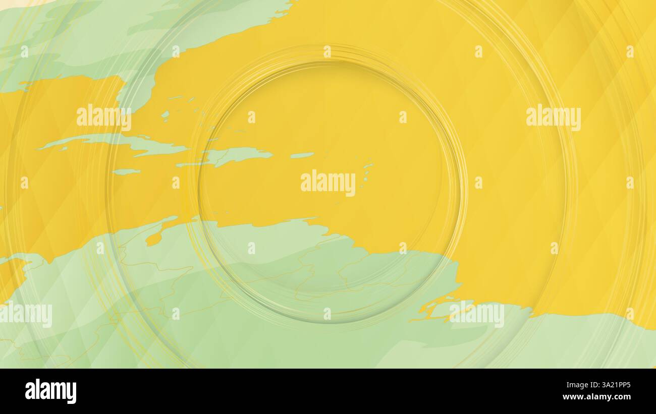 Abstract Map of Barbados and Surrounding Regions with Circular Patterns ...