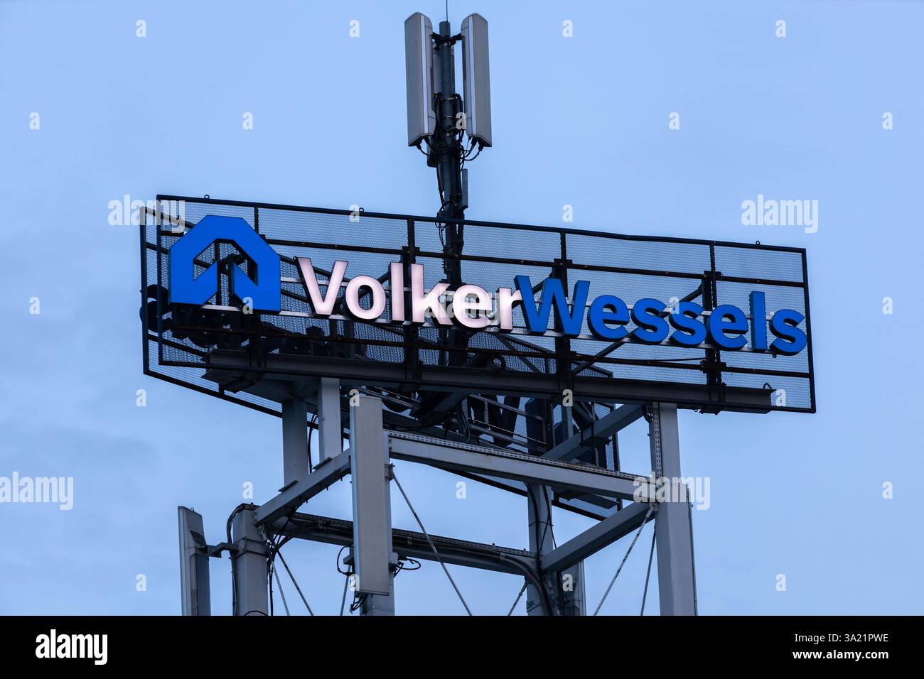VolkerWessels telecom company logo sign Stock Photo - Alamy