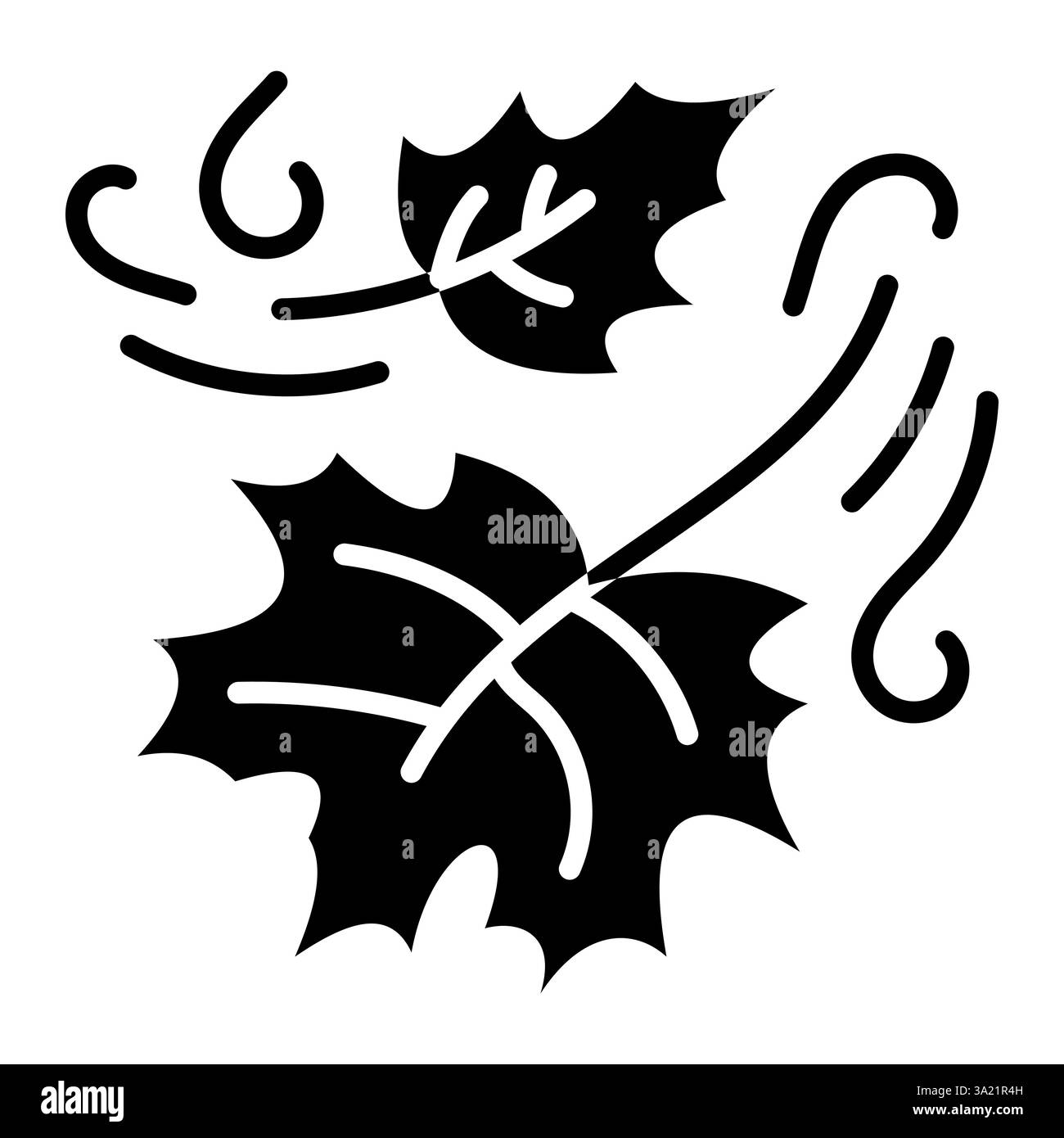 Leaves, nature, forest icon in modern style for website mobile logo app ...