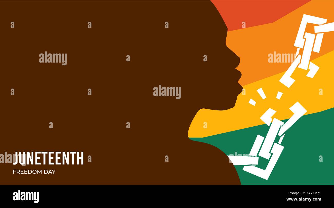 Juneteenth freedom day. A celebration of American history, African ...