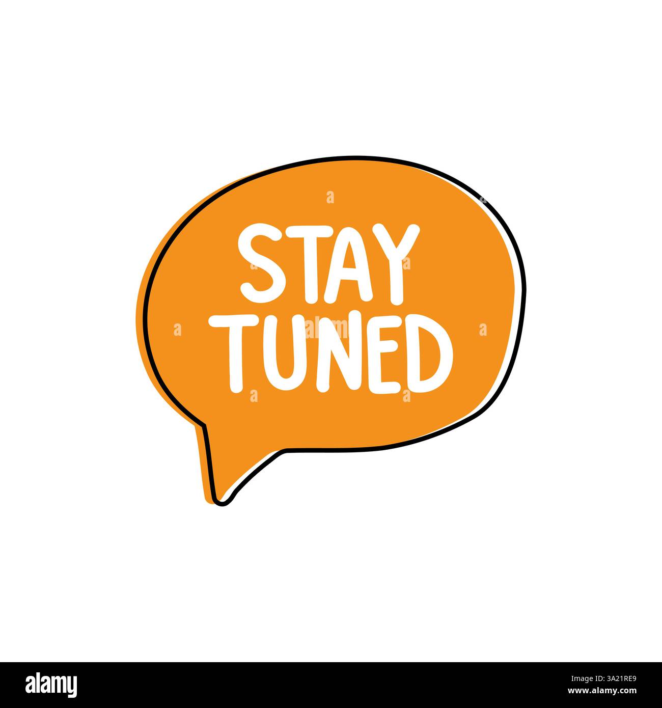 Stay Tuned. Badge, icon, logo vector design illustration on white ...