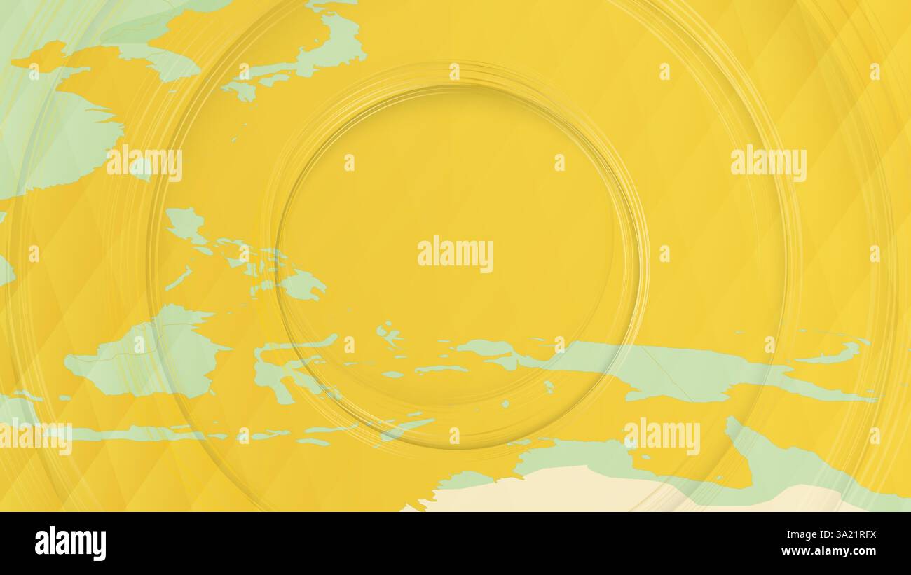 Abstract Map of Palau and Surrounding Regions with Circular Patterns. Vibrant Abstract Map Stock ...