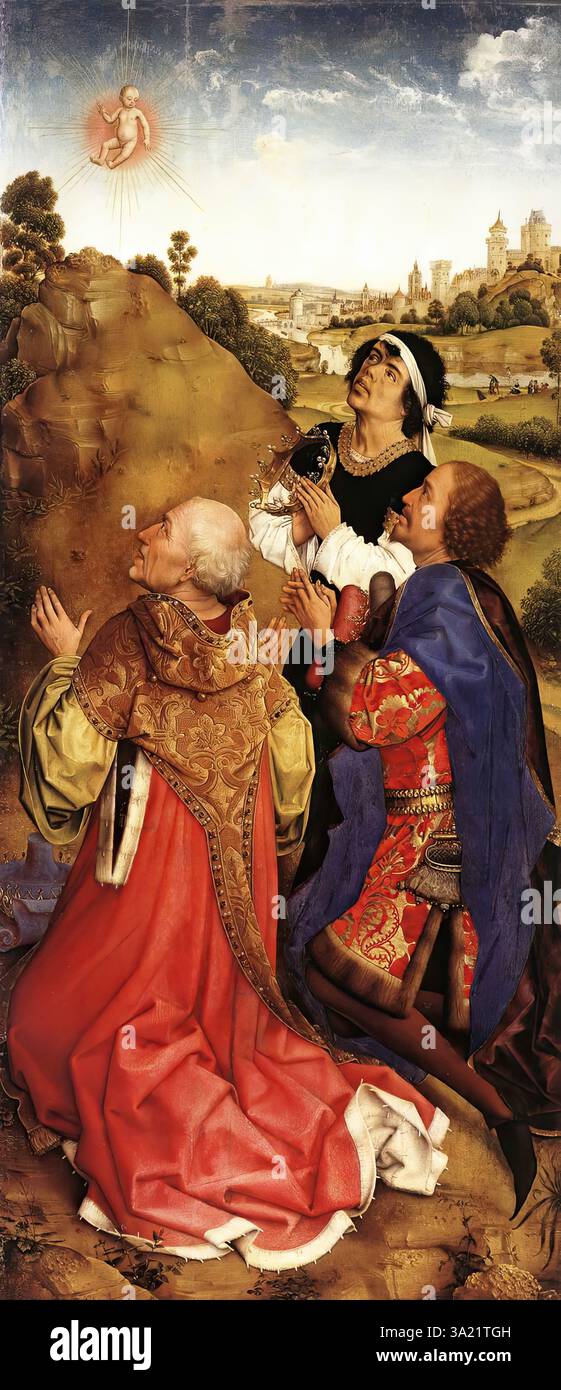 WEYDEN, Rogier van der (b. 1400, Tournai, d. 1464, Bruxelles) Bladelin Triptych (right wing ...