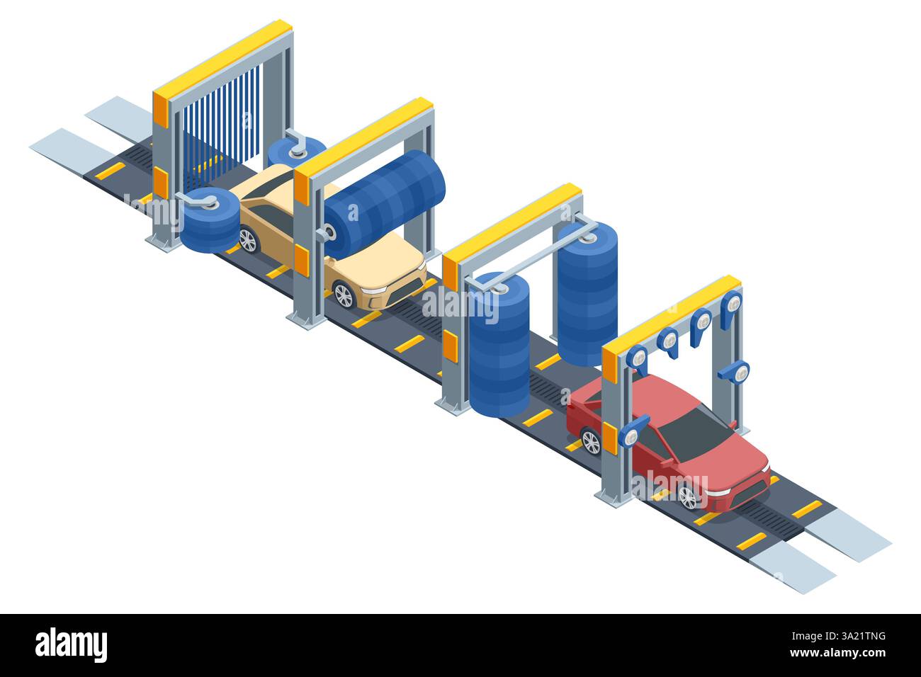 Pressure washer brush Stock Vector Images - Alamy