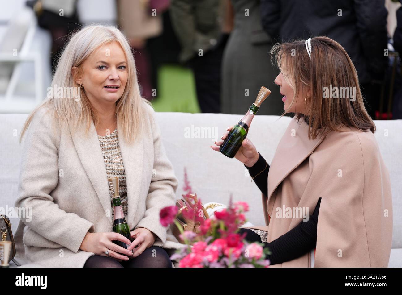 Racegoers on day one of the 2025 Cheltenham Festival at Cheltenham ...