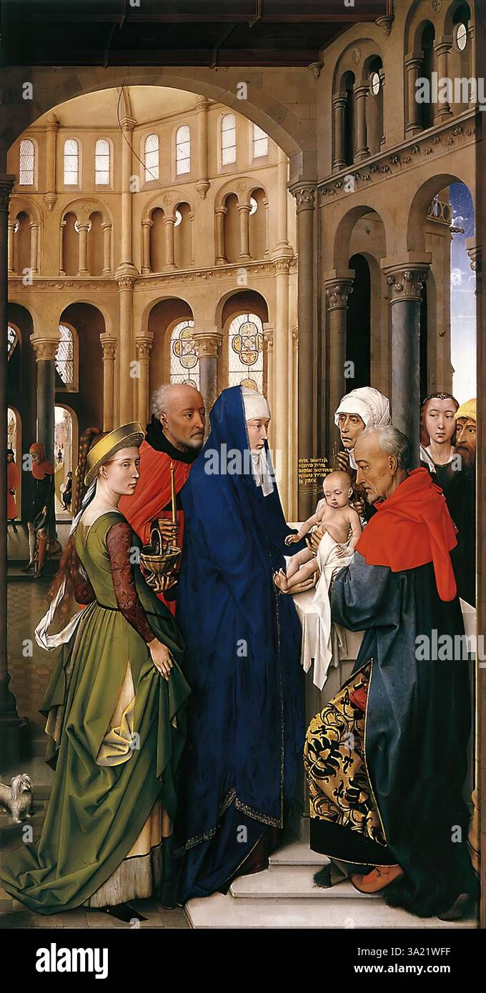 WEYDEN, Rogier van der (b. 1400, Tournai, d. 1464, Bruxelles) St Columba Altarpiece (right panel ...