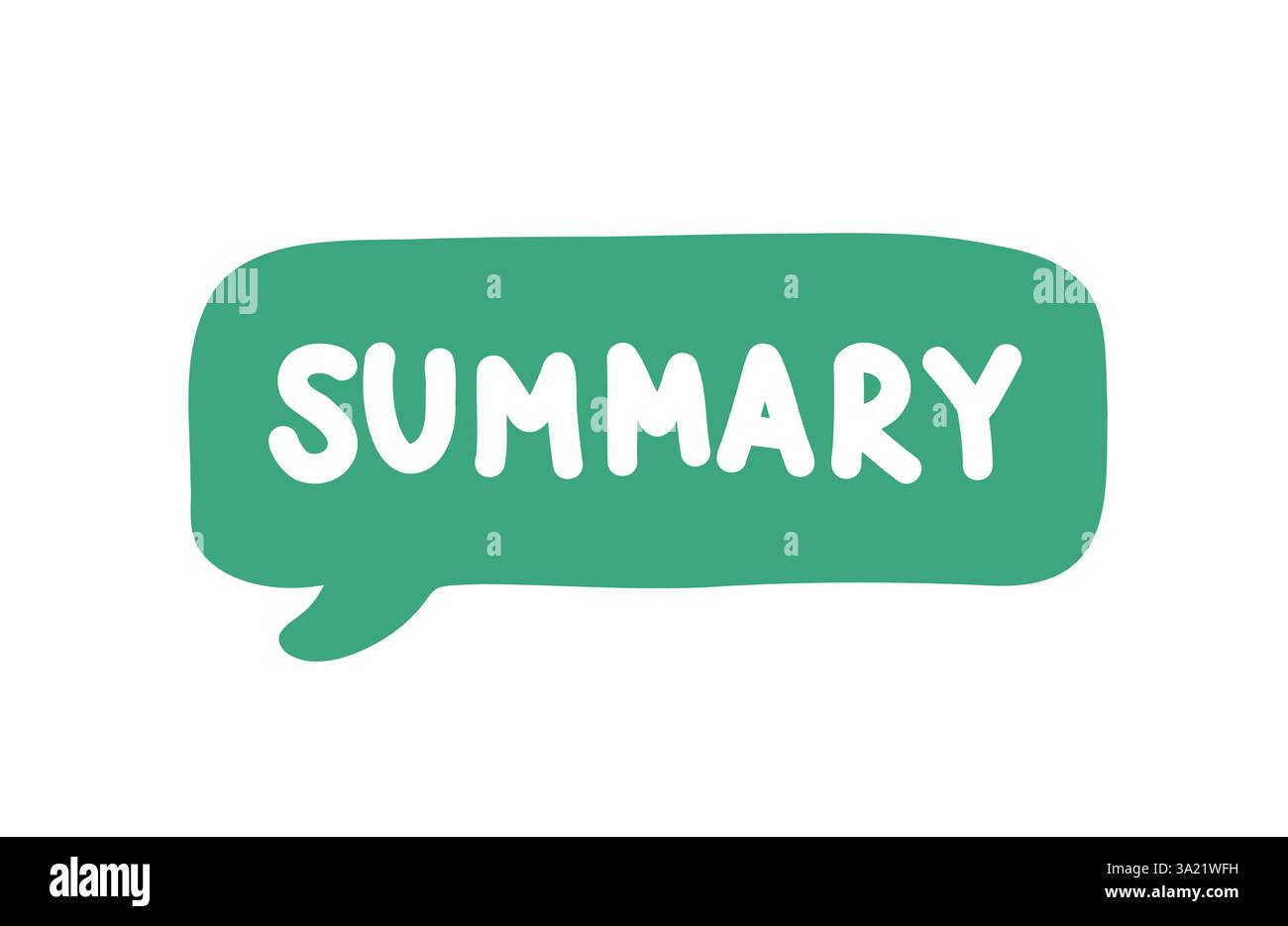 Summary. Badge, icon, logo vector design illustration on white ...