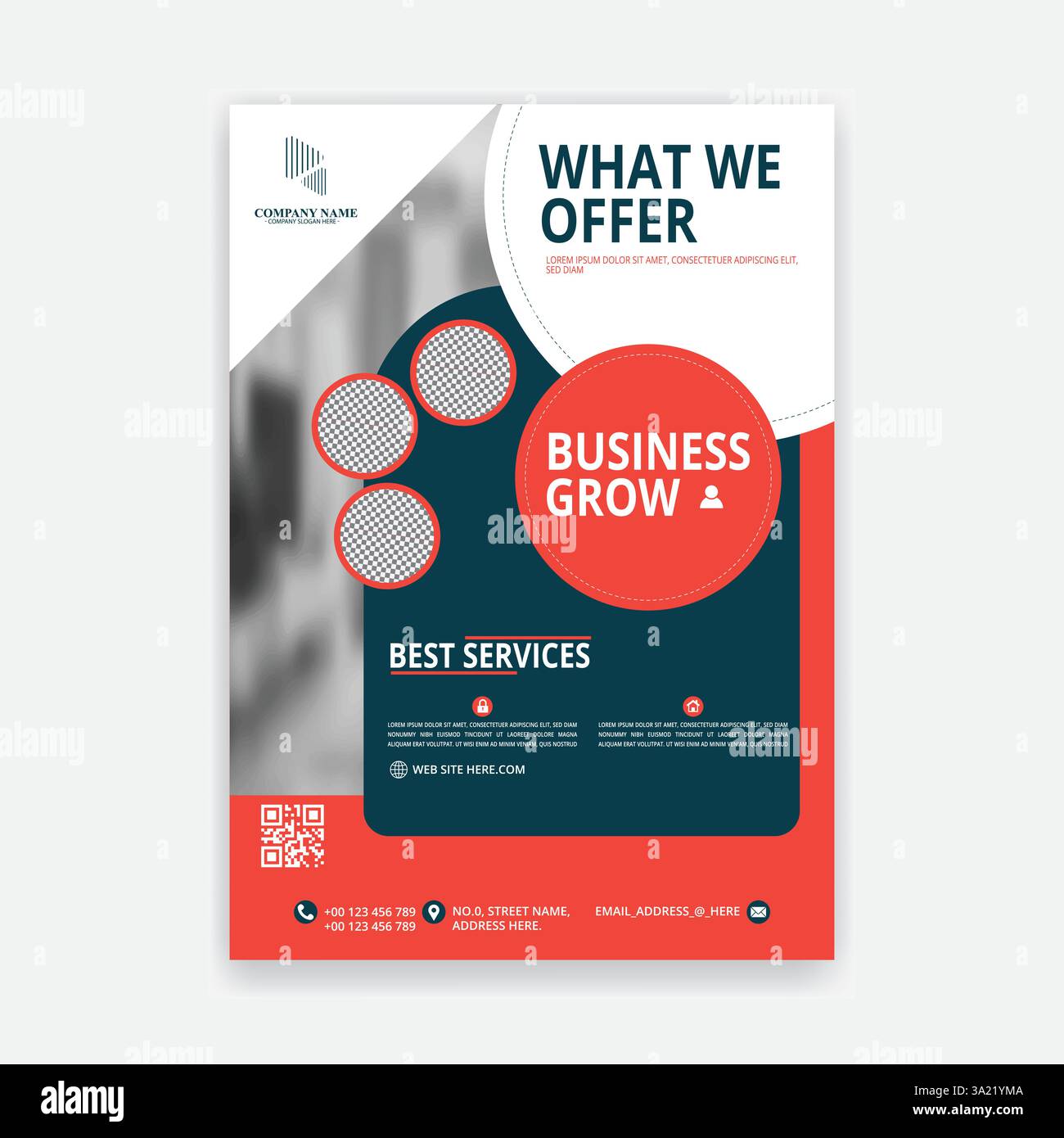 Business Flyer Design template Stock Vector Image & Art - Alamy