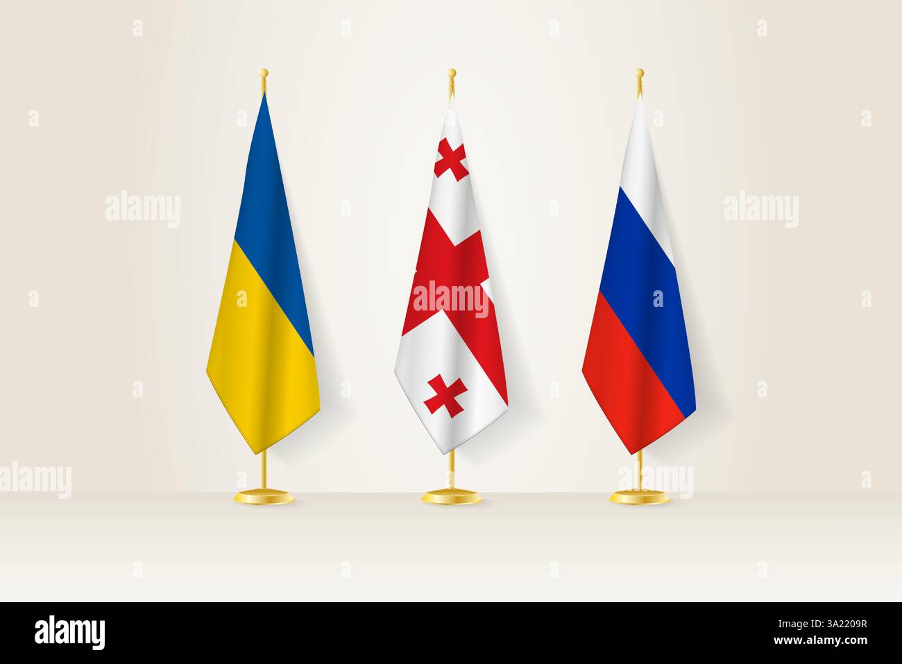 Georgia russia relations Stock Vector Images - Alamy